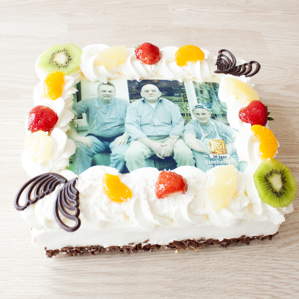 Persoonlijke fototaart - Echte Bakker Steehouder