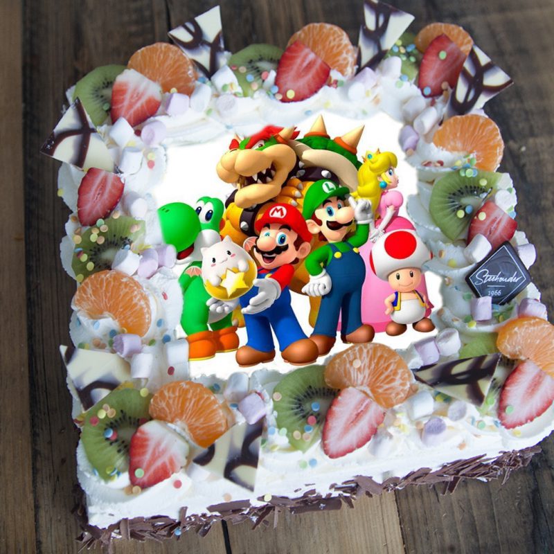 Mario & Vrienden taart - Echte Bakker Steehouder