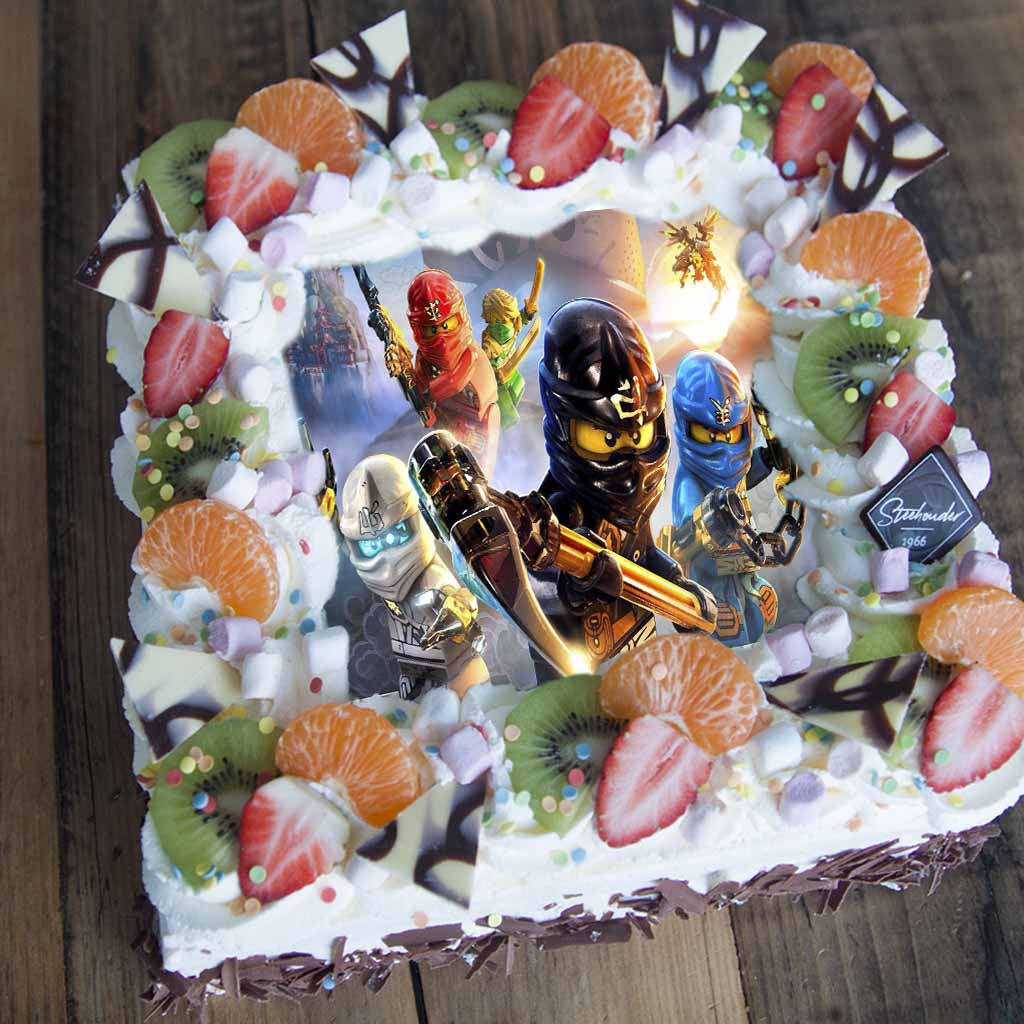 Lego ninja nieuw! taart - Echte Bakker Steehouder